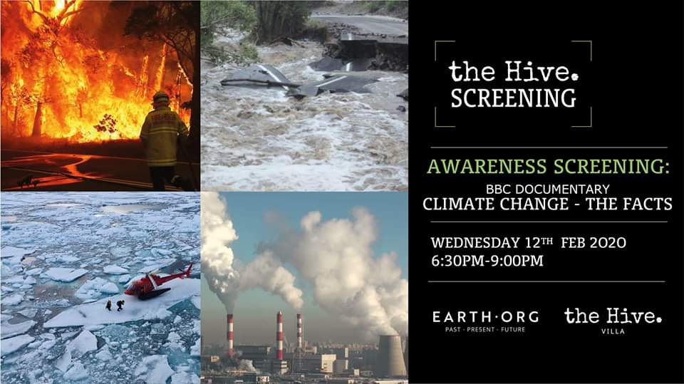 Awareness Screening: Climate Change – The Facts | the Hive District 1